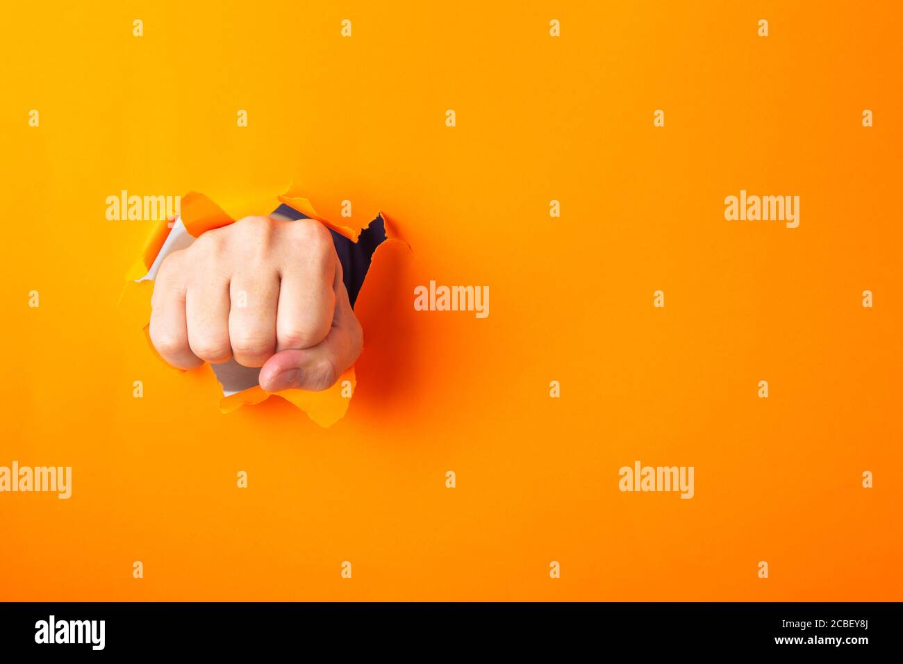 Fist through a wall hi-res stock photography and images - Alamy