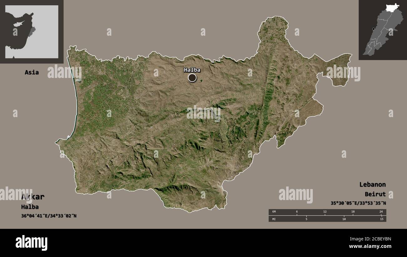 Map beirut lebanon satellite view hi-res stock photography and images ...