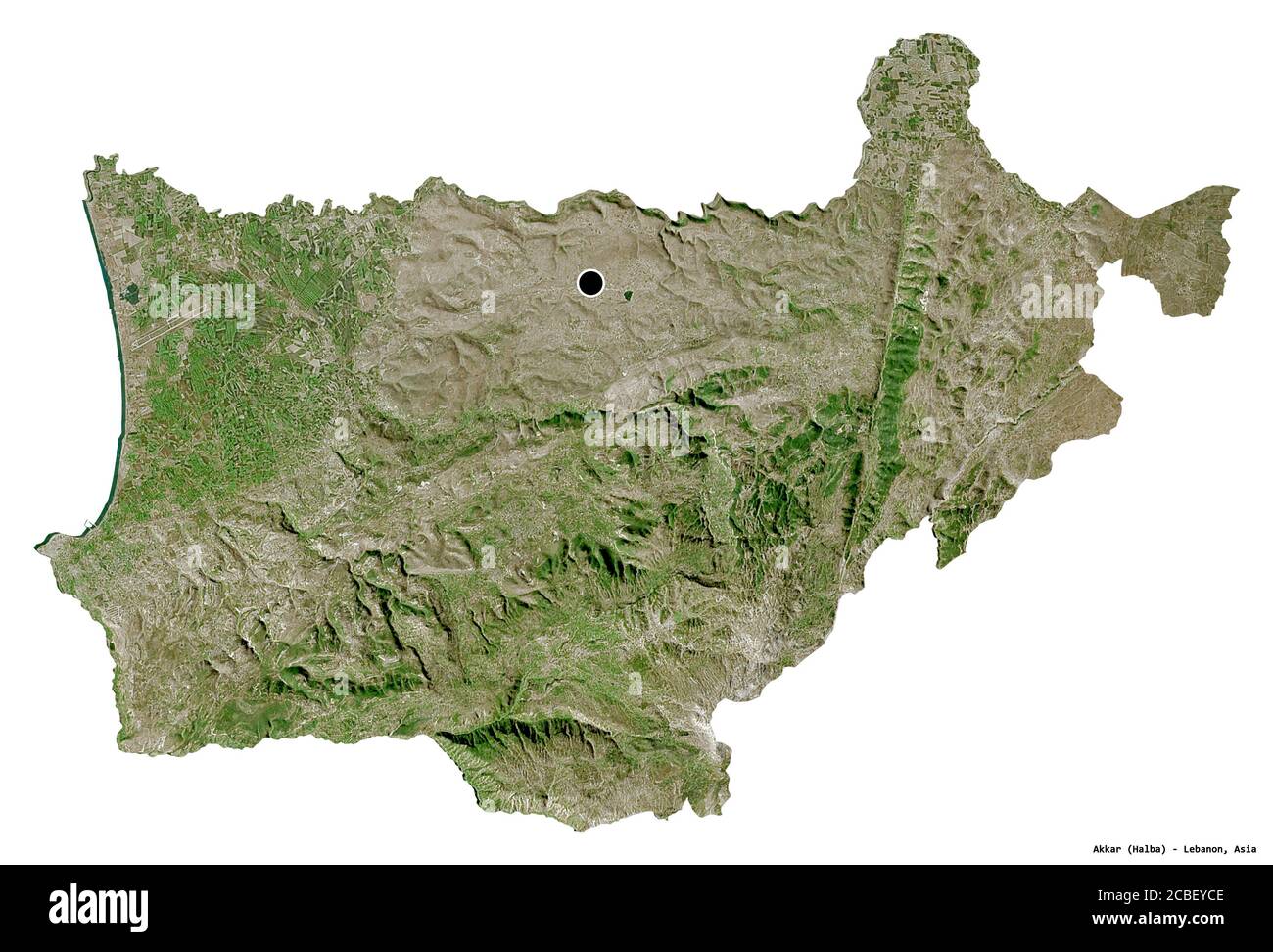 Map beirut lebanon satellite view Cut Out Stock Images & Pictures - Alamy