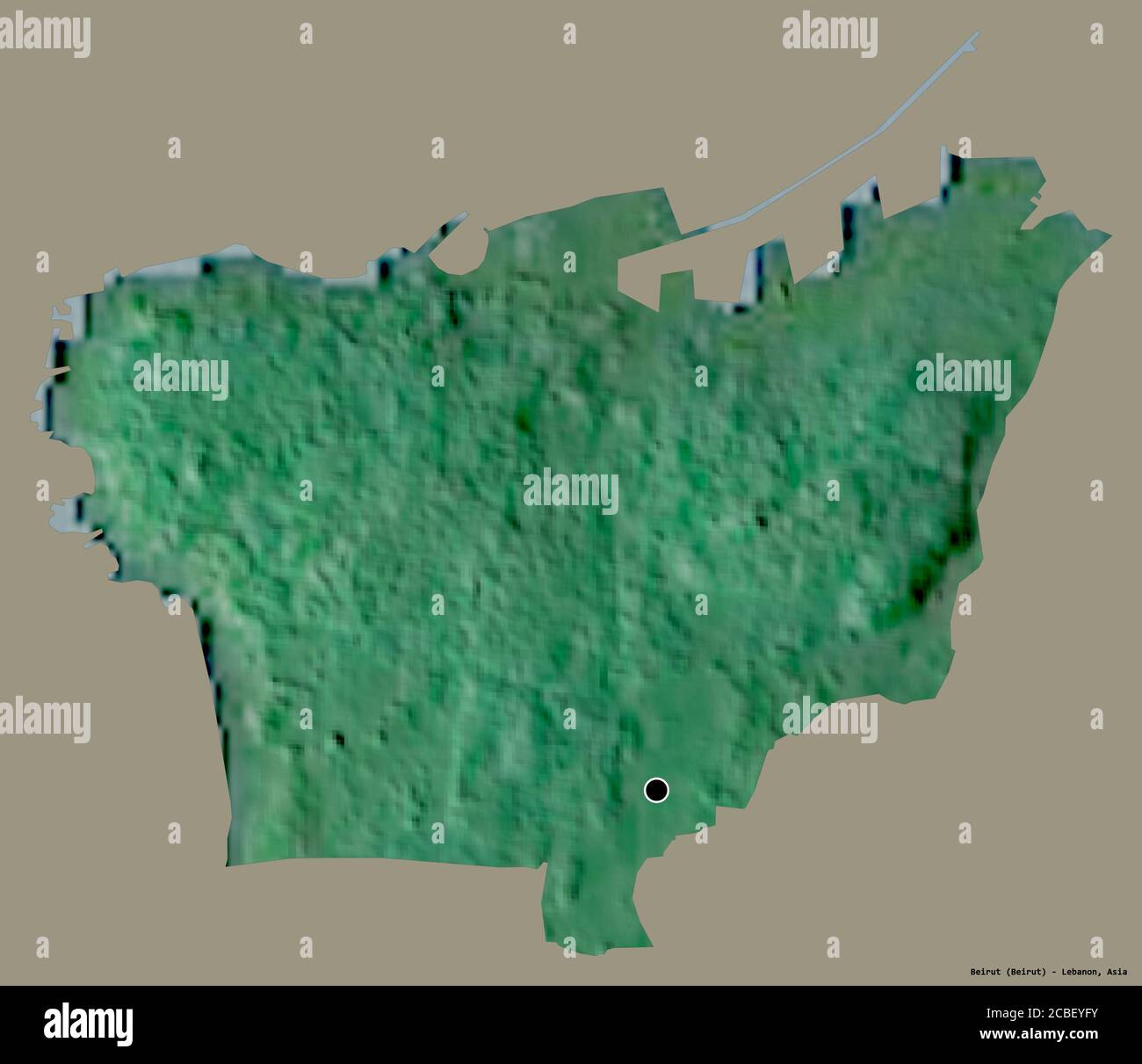 Topographic map of lebanon hi-res stock photography and images - Alamy