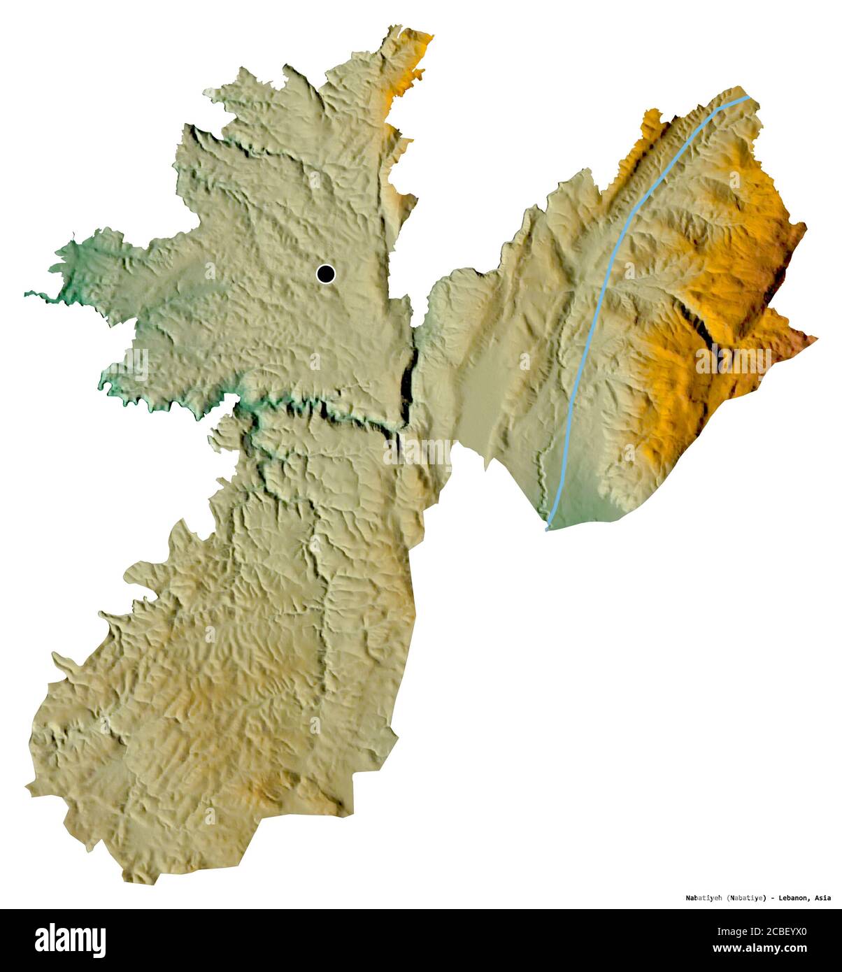 Topographic map of lebanon hi-res stock photography and images - Alamy