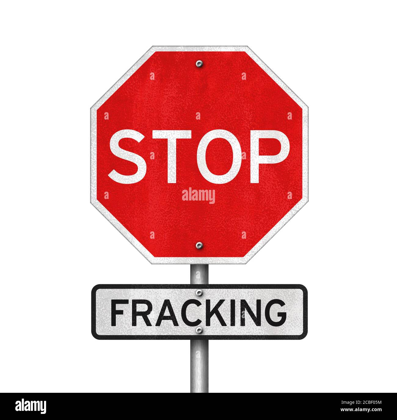 stop fracking - road sign Stock Photo - Alamy