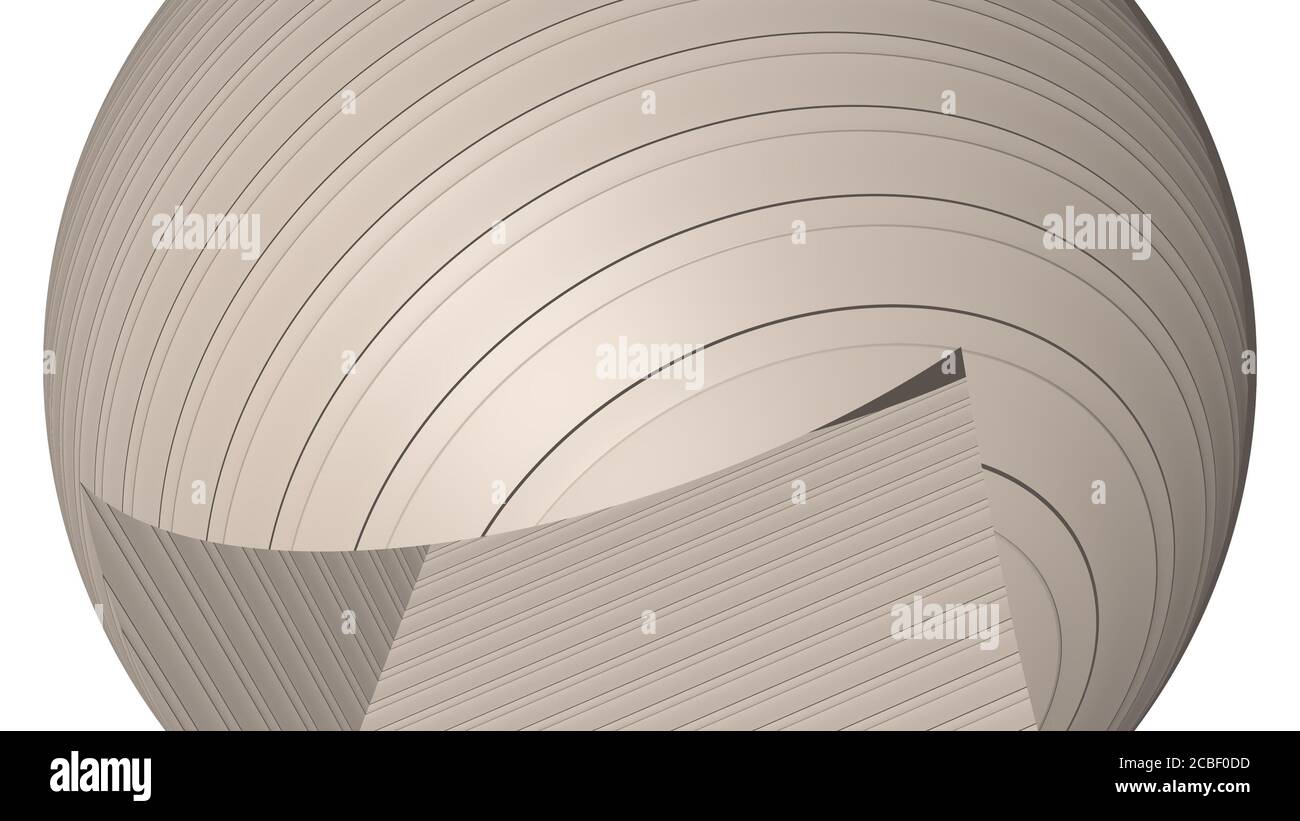 3D illustration of a textured background in peach puff color and white ...