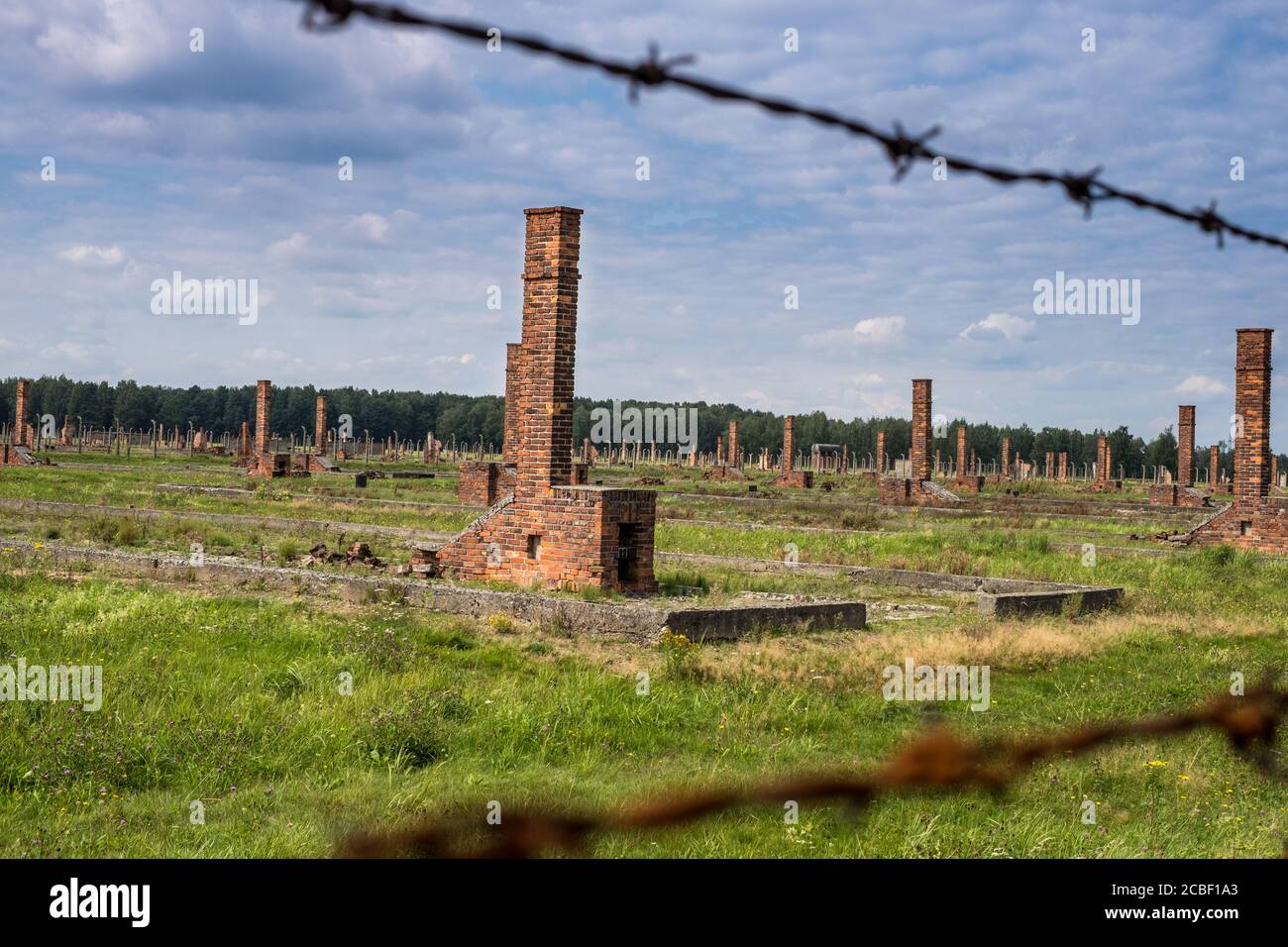 Nazi death camp auschwitz birkenau hi-res stock photography and images ...