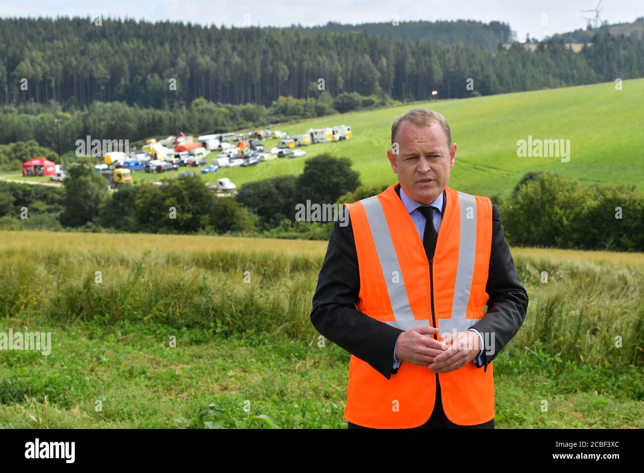 Alex Hynes, managing director of the ScotRail Alliance, speaks to the ...