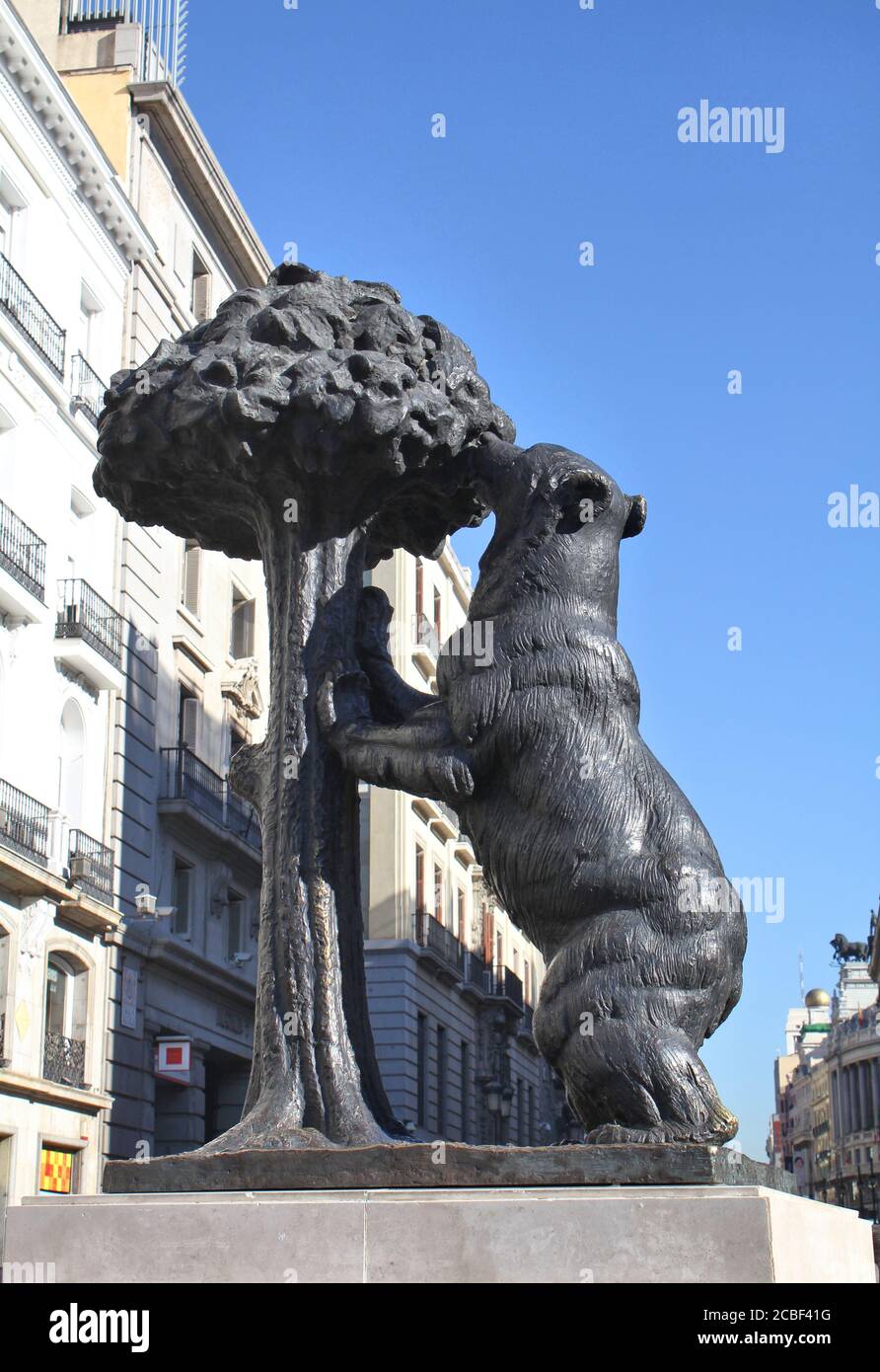 Symbolic history of the bear and the strawberry tree hi-res stock ...