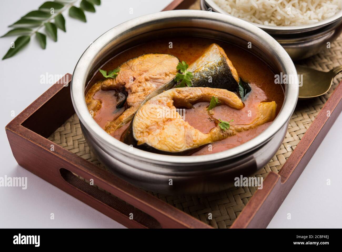 Spicy Fish Curry - kerala, konkan, bengal, goa style in Red and brown ...