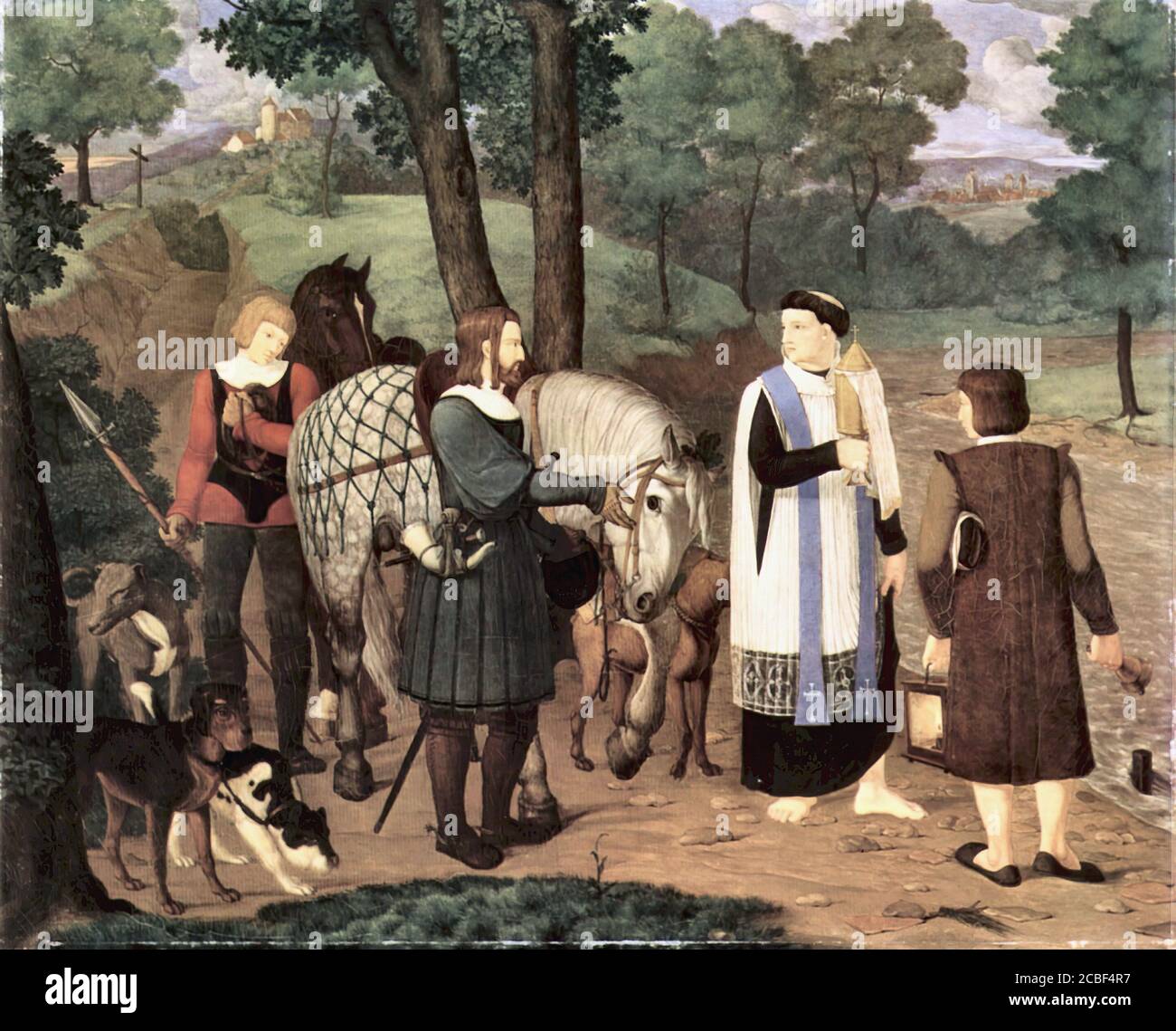 Pforr Franz - Rudolf Von Habsburg Und Der Priester - German School ...