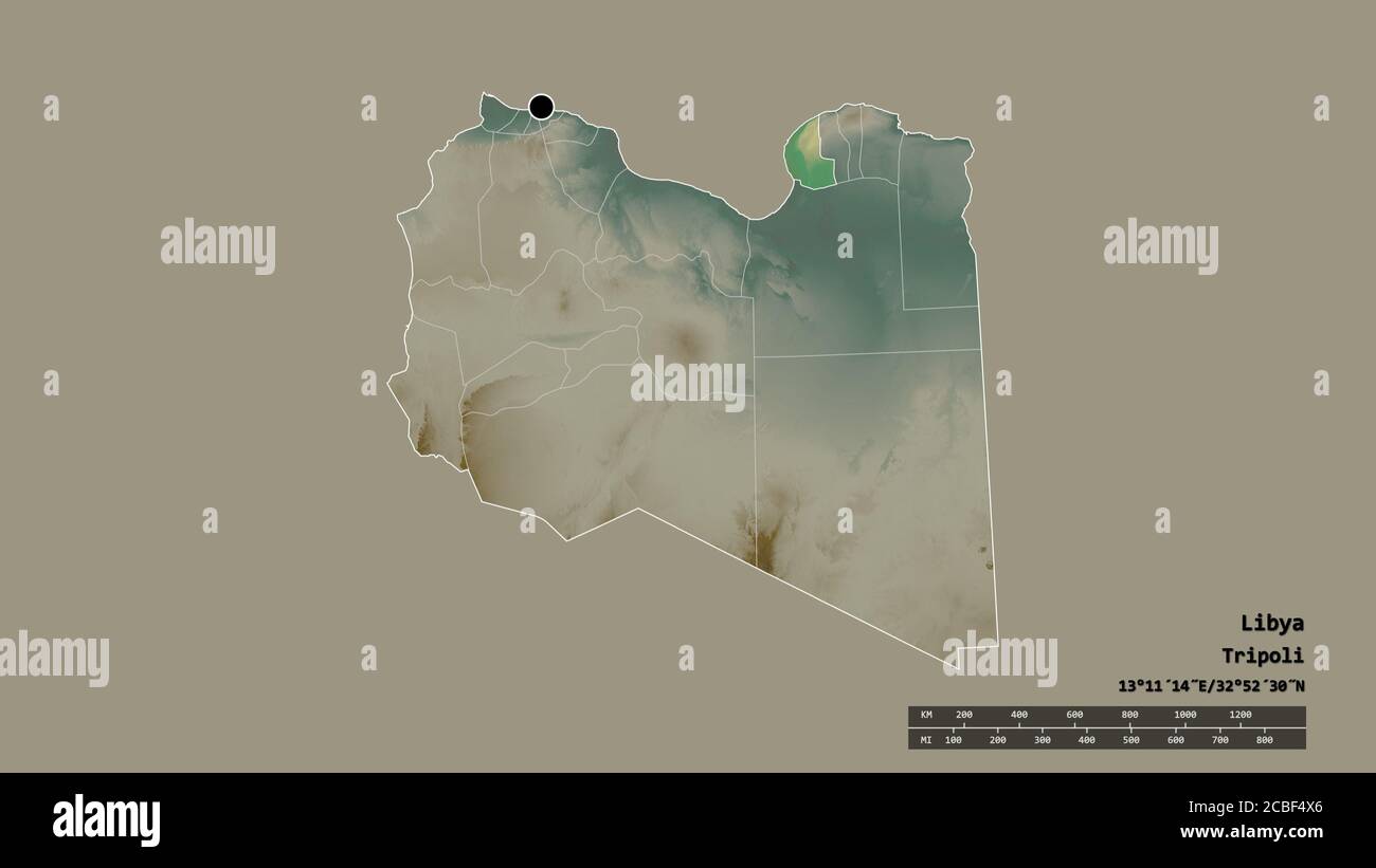 Libya map benghazi hi-res stock photography and images - Alamy