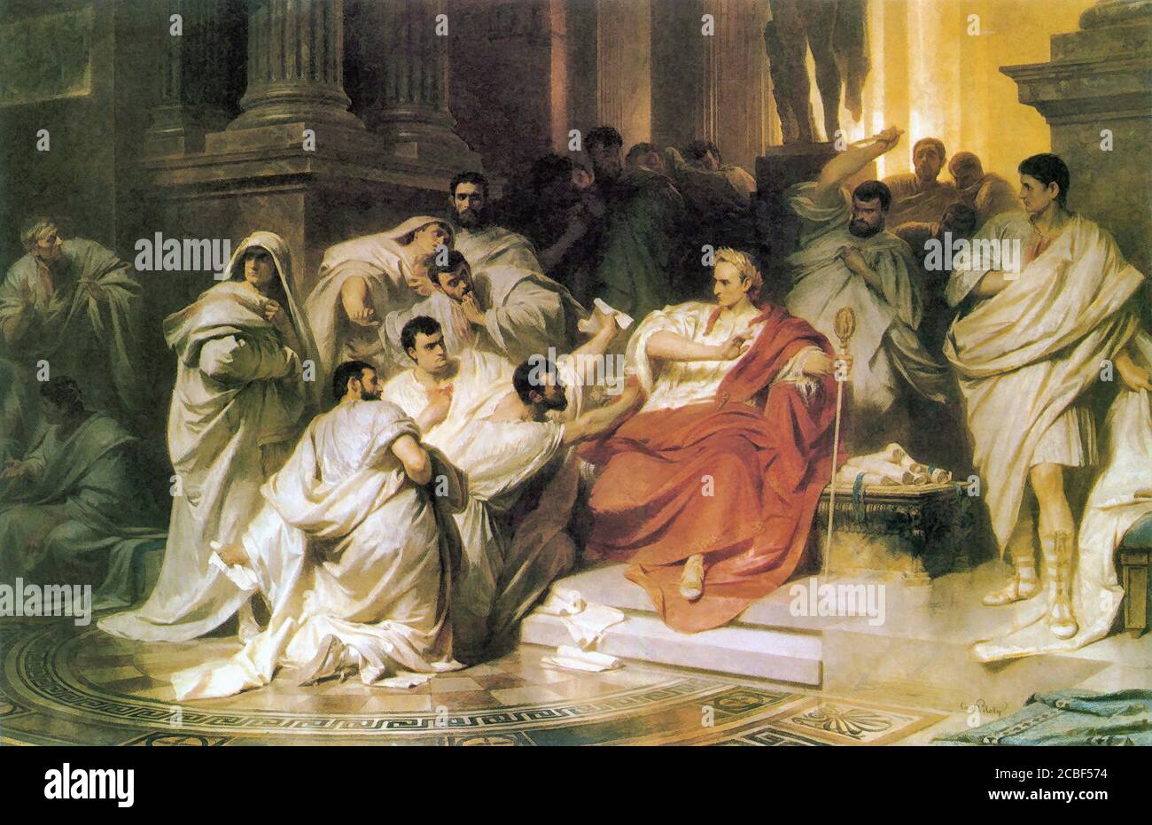 Karl theodor von piloty painting hi-res stock photography and images ...