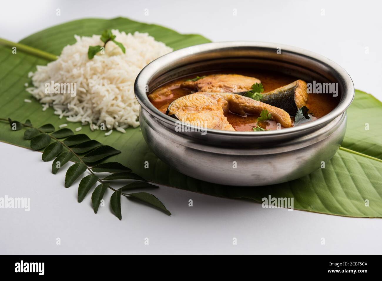 Spicy Fish Curry - kerala, konkan, bengal, goa style in Red and brown ...