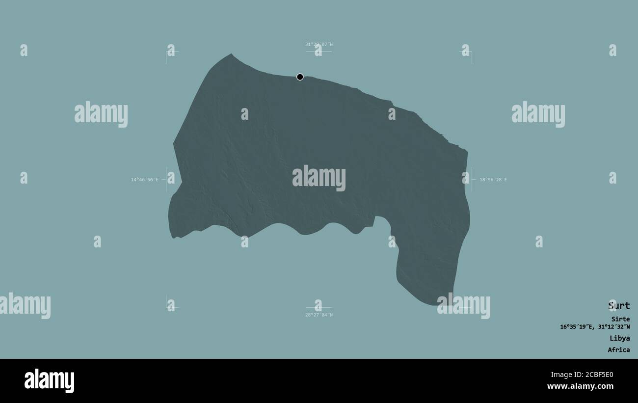 Map of sirte hi-res stock photography and images - Alamy