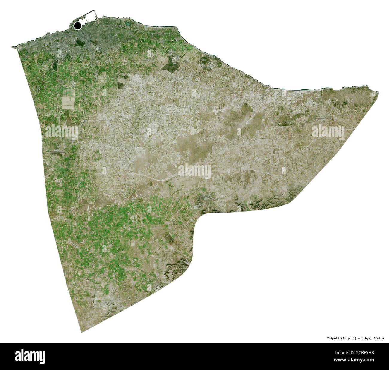 Satellite view of tripoli map hi-res stock photography and images - Alamy