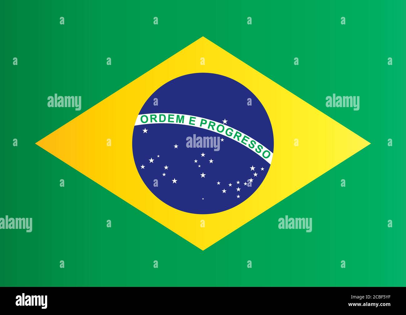 Flag of Brazil, Federative Republic of Brazil. template for award ...