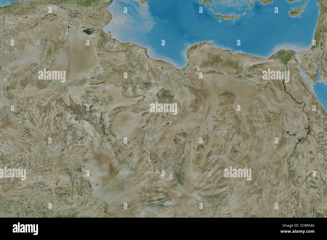 Extended area of Libya. Satellite imagery. 3D rendering Stock Photo - Alamy