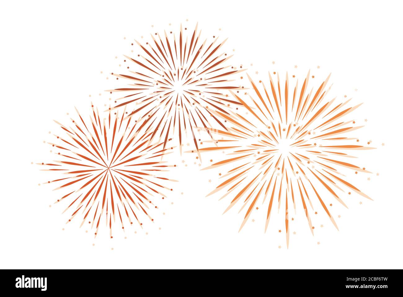 firework isolated on white background vector illustration EPS10 Stock ...