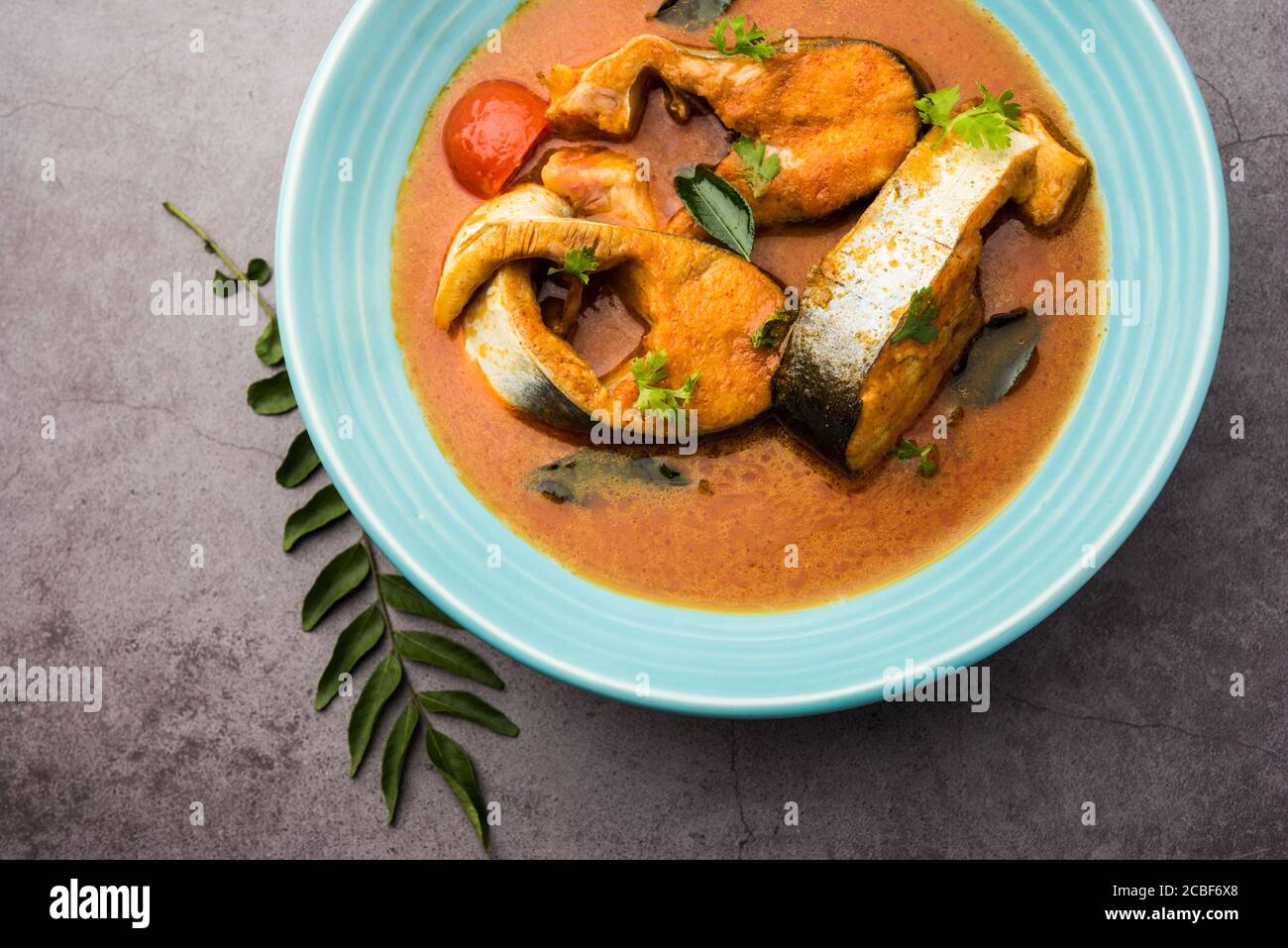 Spicy Fish Curry - kerala, konkan, bengal, goa style in Red and brown ...