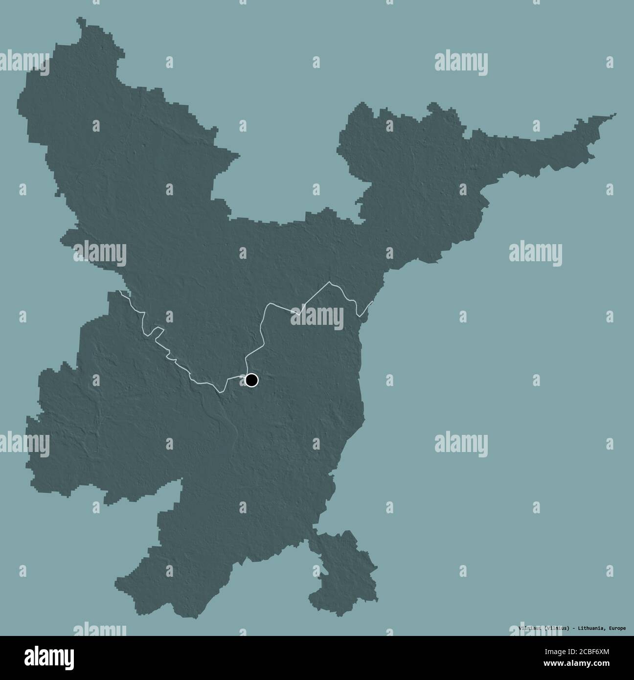 Map of vilna hi-res stock photography and images - Alamy