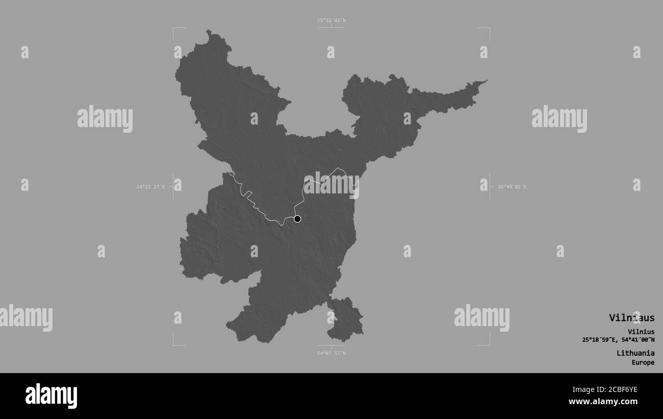 Map of vilna hi-res stock photography and images - Alamy