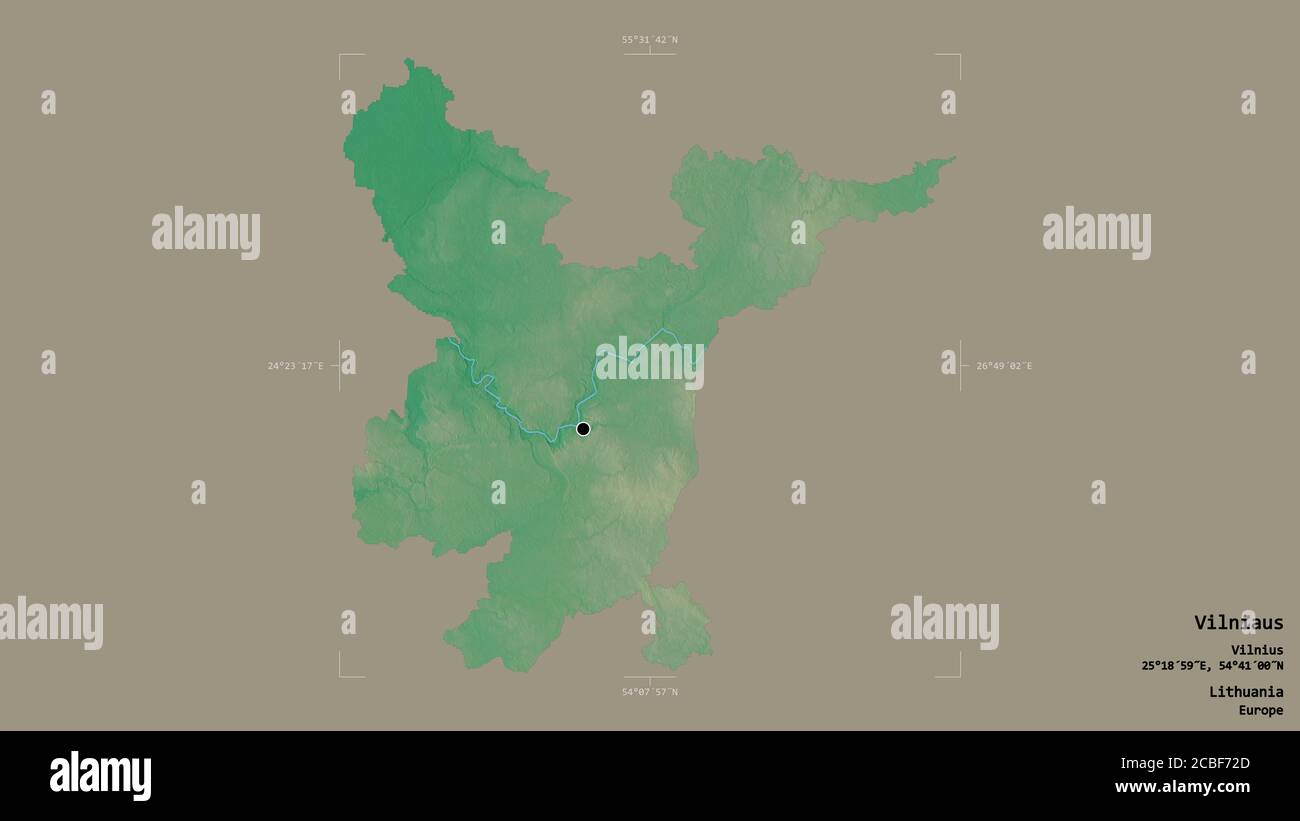 Map of vilna hi-res stock photography and images - Alamy