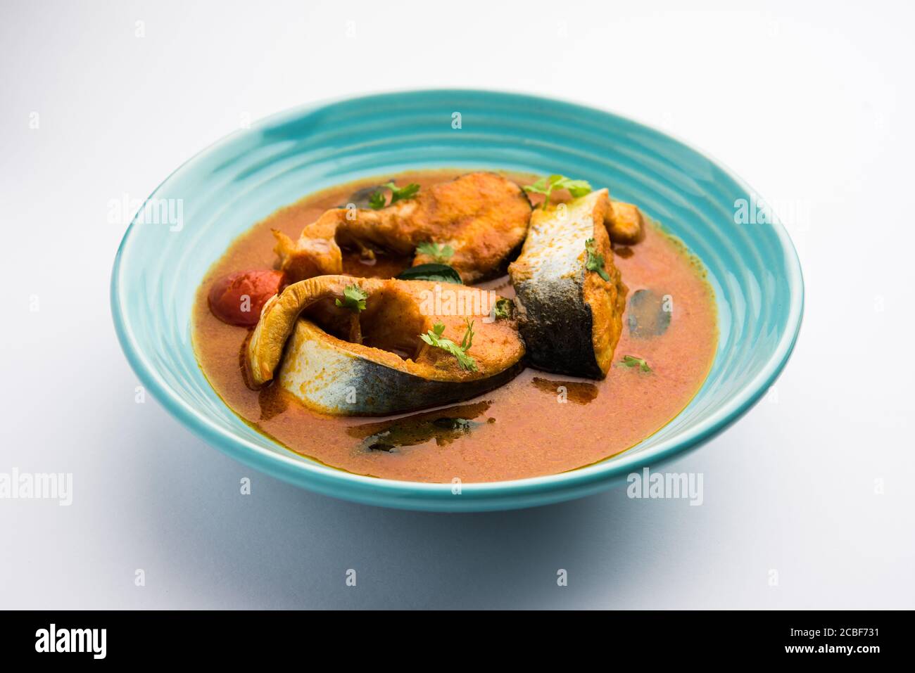 Spicy Fish Curry - kerala, konkan, bengal, goa style in Red and brown ...