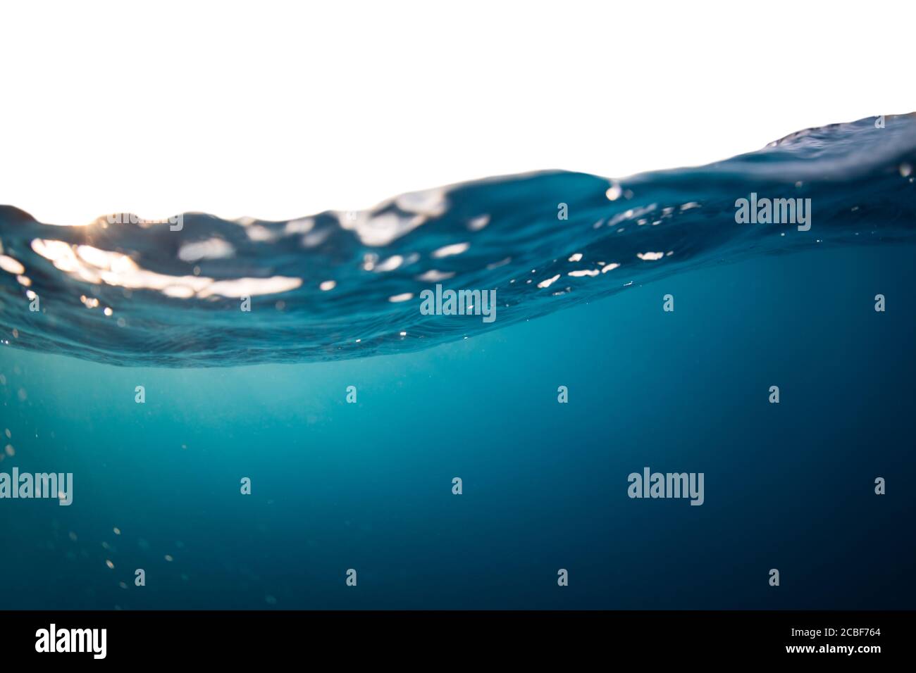 Water wave isolated on white background. Abstract background with free ...