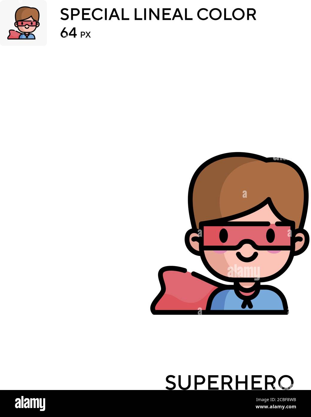 Superhero Simple vector icon. Superhero icons for your business project ...