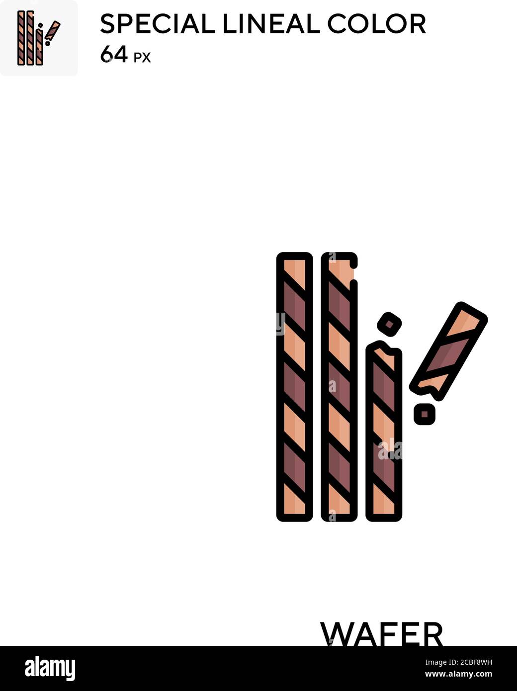 Wafer Simple vector icon. Wafer icons for your business project Stock ...