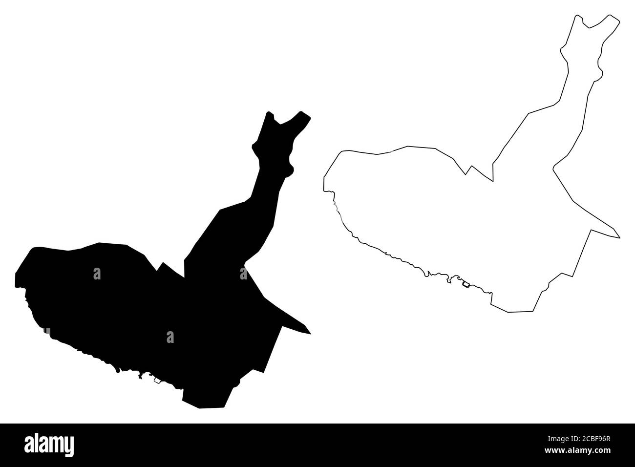 Maracay City (Bolivarian Republic of Venezuela, Aragua State) map ...