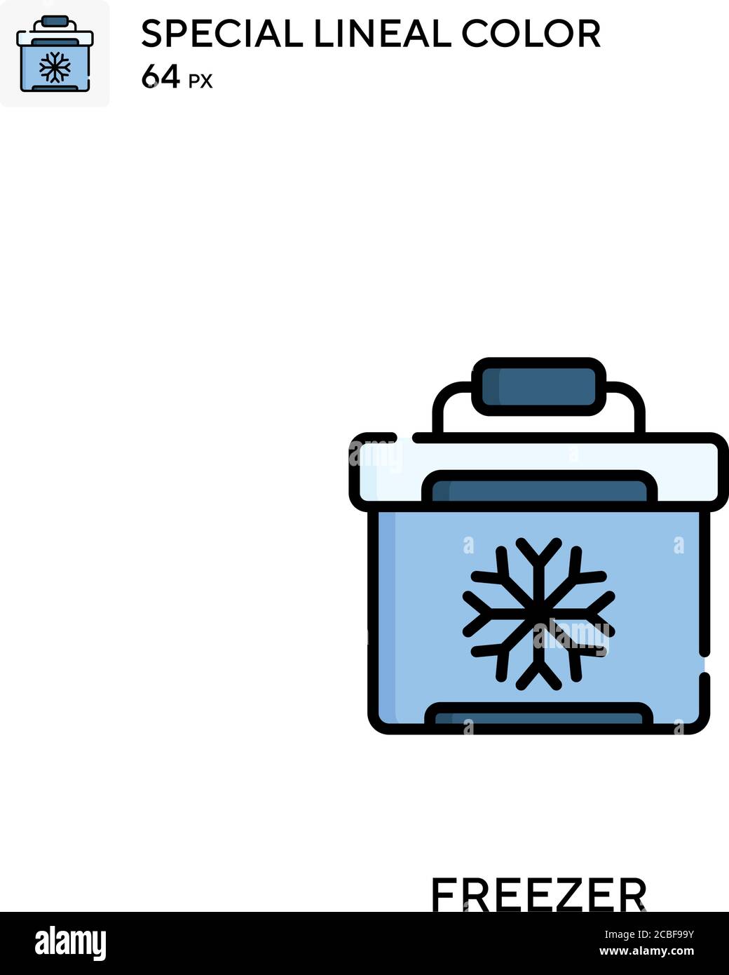 Freezer Simple vector icon. Freezer icons for your business project Stock Vector Image & Art - Alamy