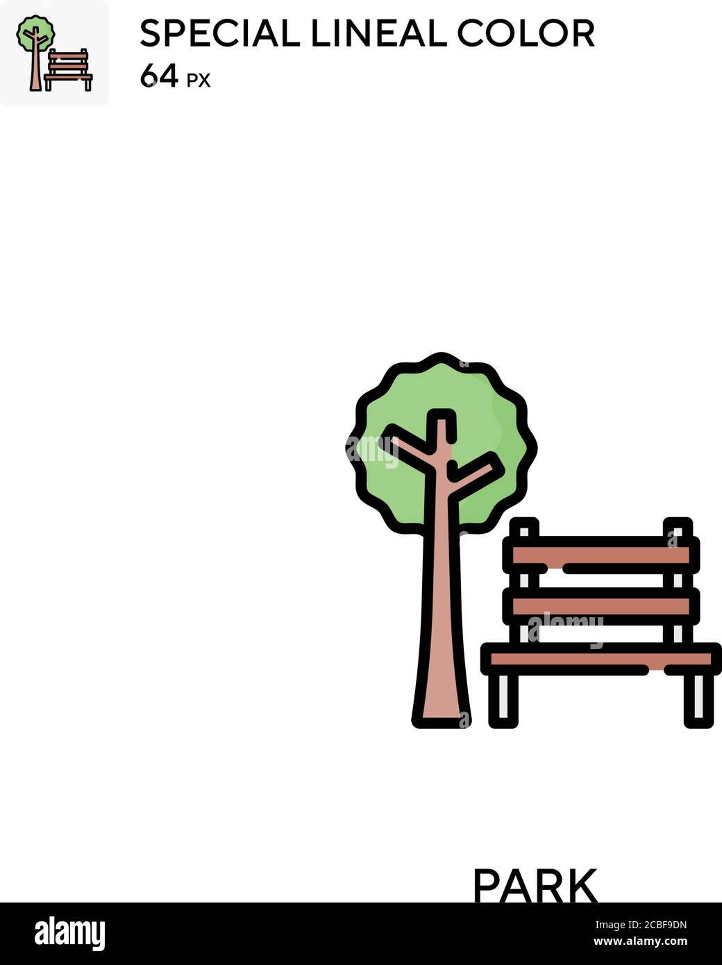 Park Simple vector icon. Park icons for your business project Stock ...