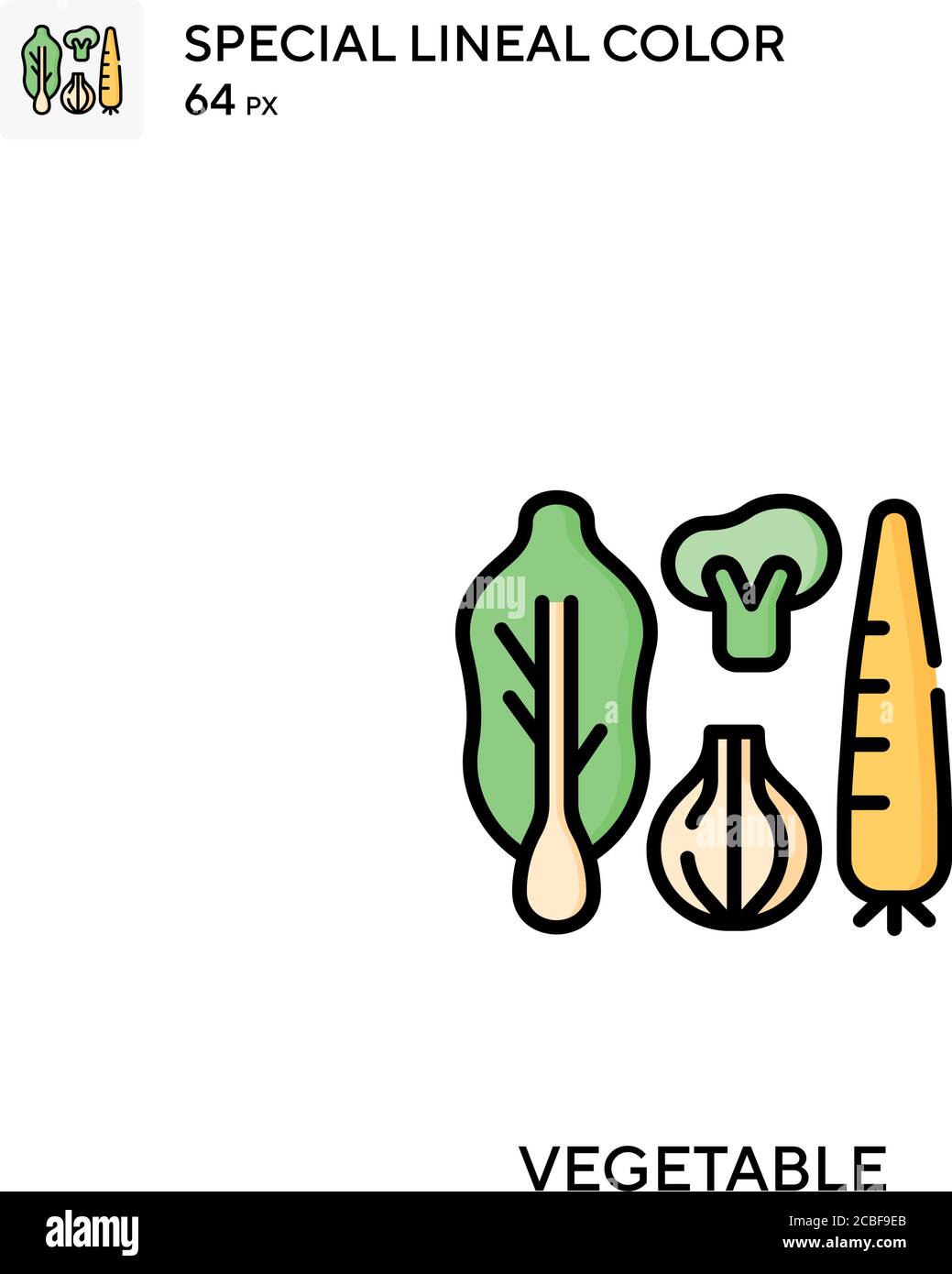 Vegetable Simple vector icon. Vegetable icons for your business project ...