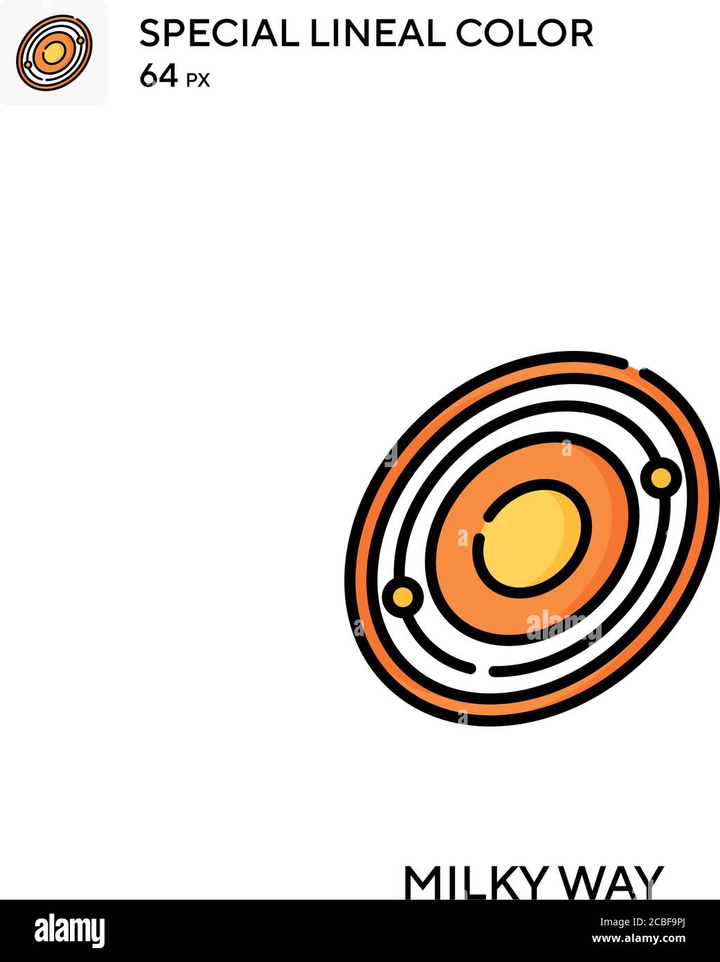 Milky way Simple vector icon. Milky way icons for your business project ...