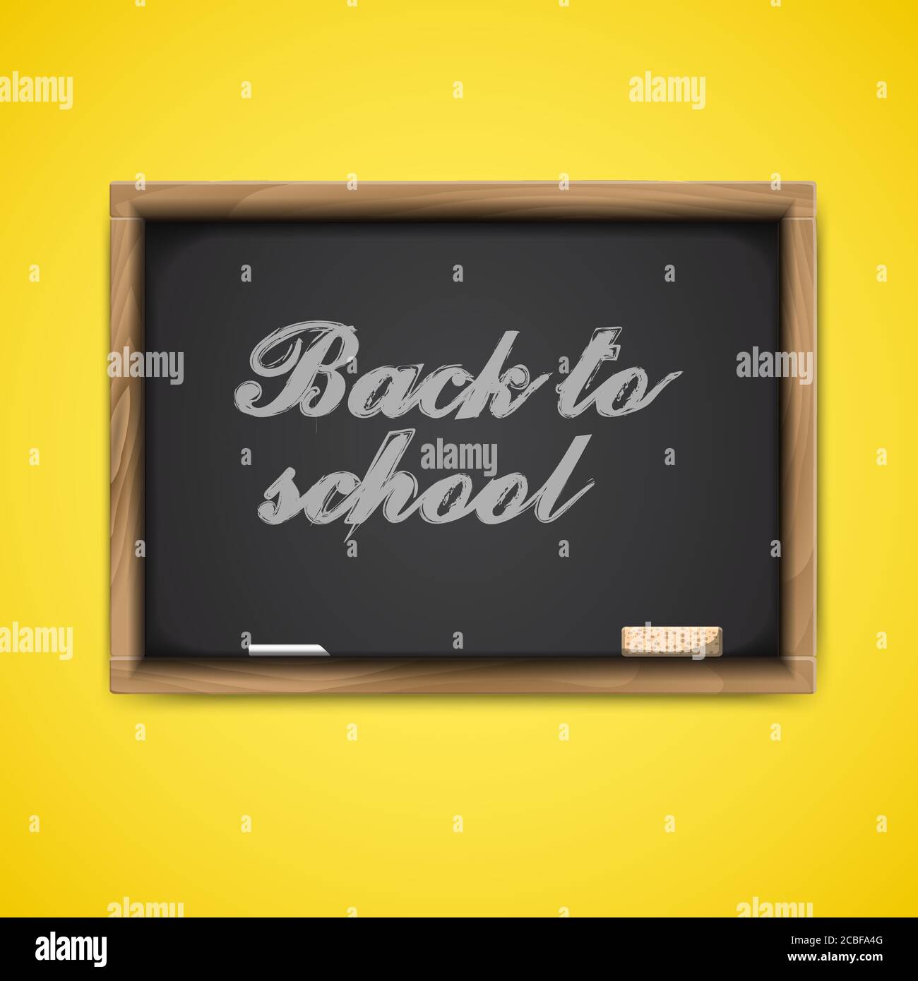 Teacher writing welcome back Stock Vector Images - Alamy