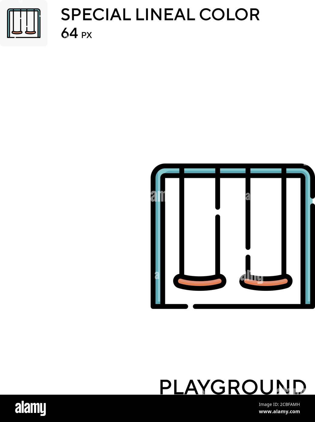 Playground Simple vector icon. Playground icons for your business ...