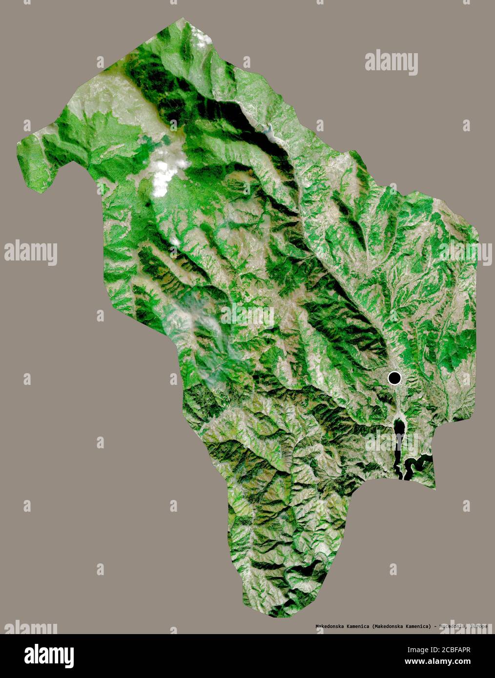 Makedonska kamenica map hi-res stock photography and images - Alamy
