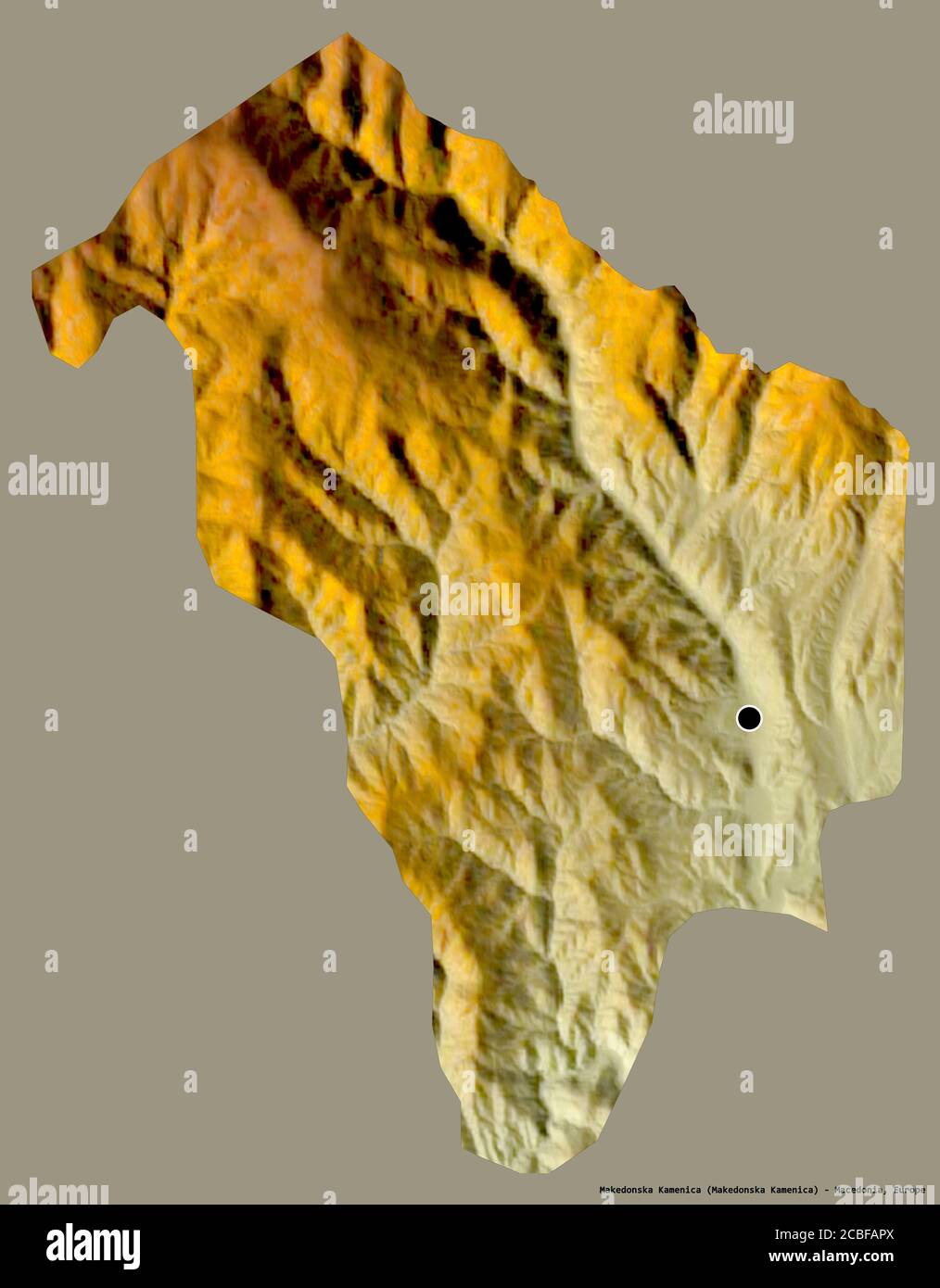 Makedonska kamenica map hi-res stock photography and images - Alamy