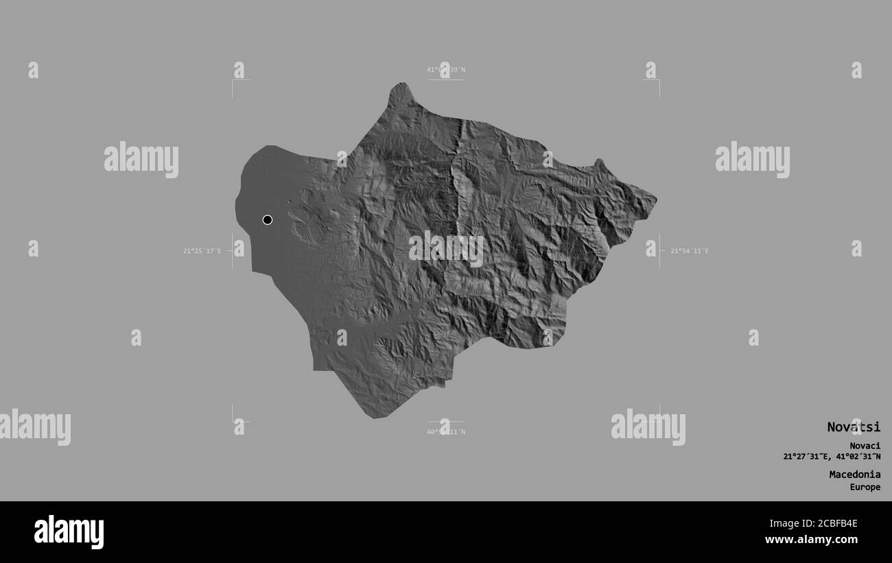 Novatsi map hi-res stock photography and images - Alamy
