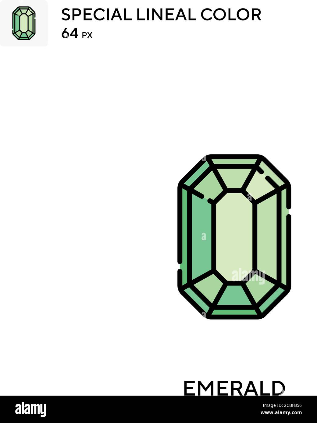 Rough emerald Stock Vector Images - Alamy