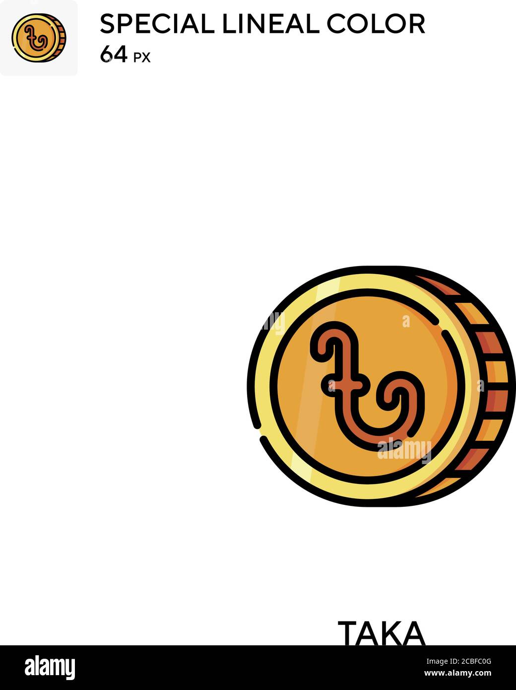 Taka Simple vector icon. Taka icons for your business project Stock ...