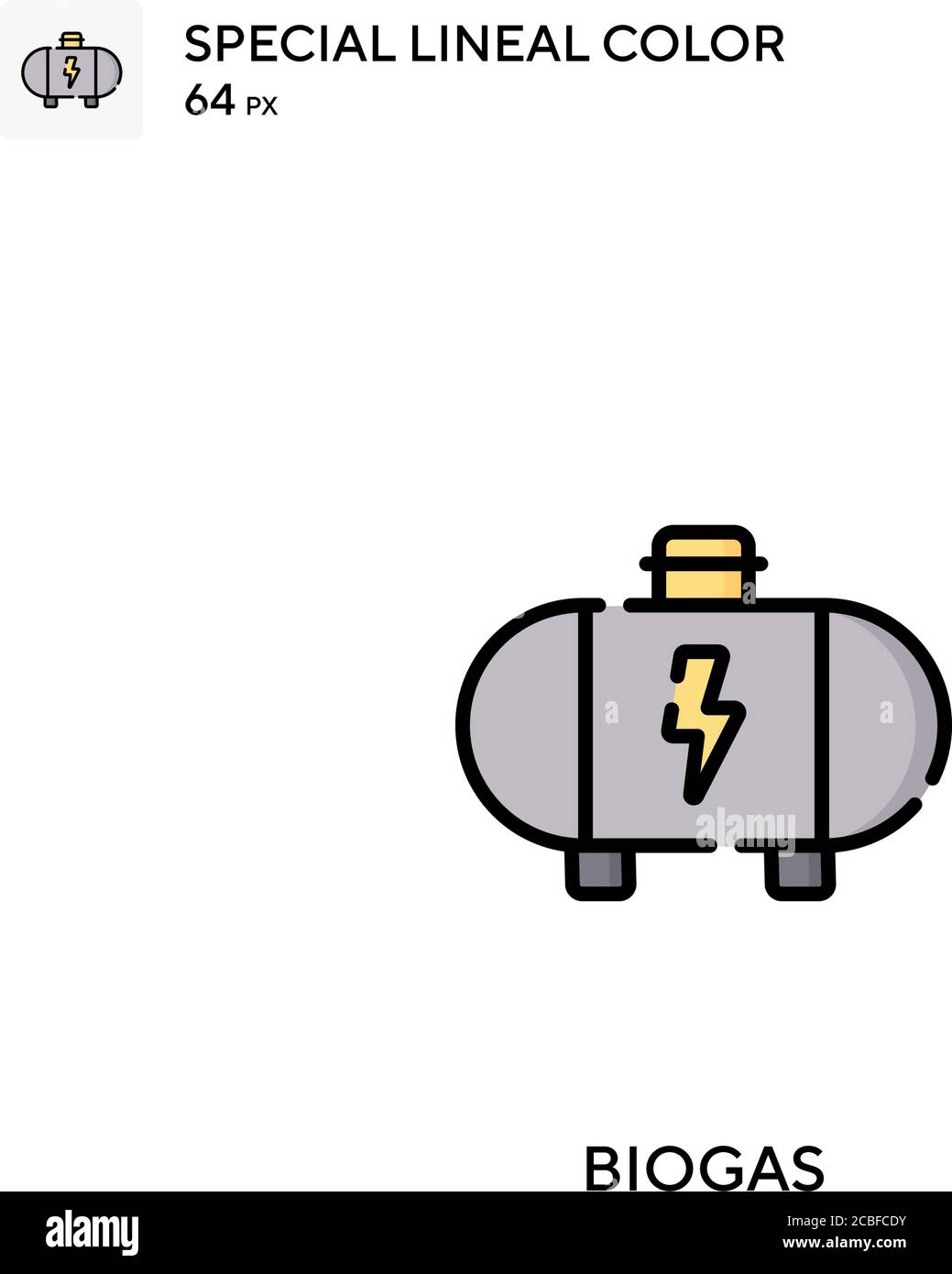 Biogas Simple vector icon. Biogas icons for your business project Stock ...