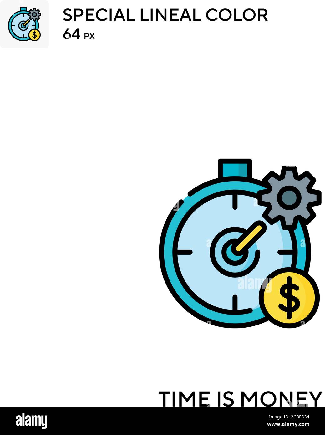 Time is money Simple vector icon. Time is money icons for your business ...