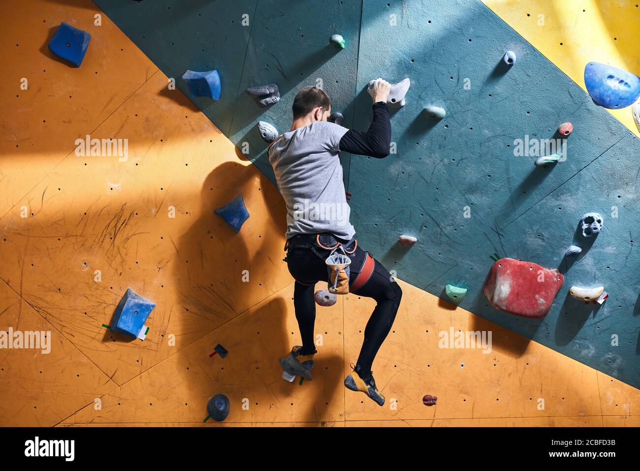 Strong Man Pushing Wall