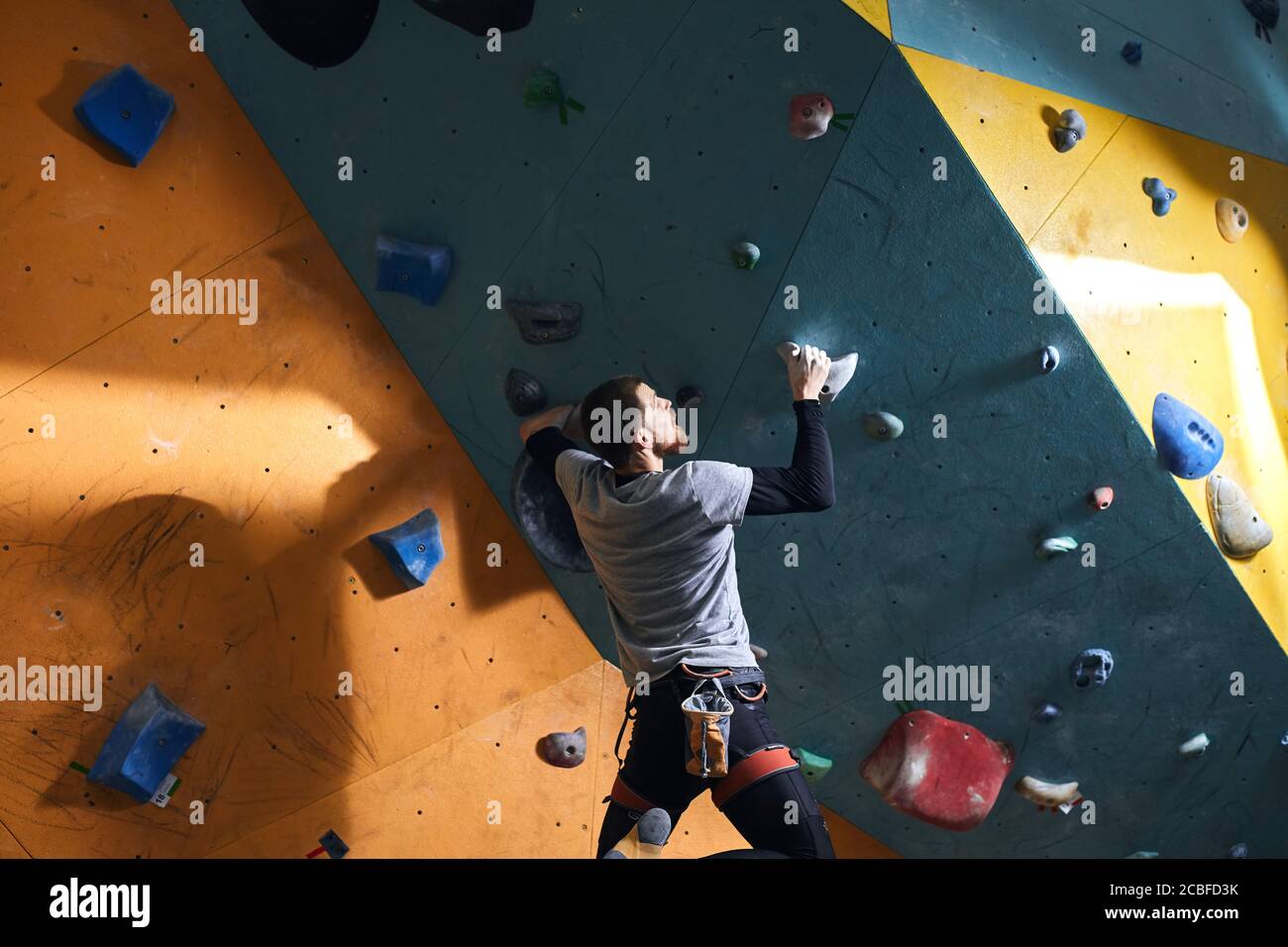 Male gym instructor colourful hi-res stock photography and images - Alamy