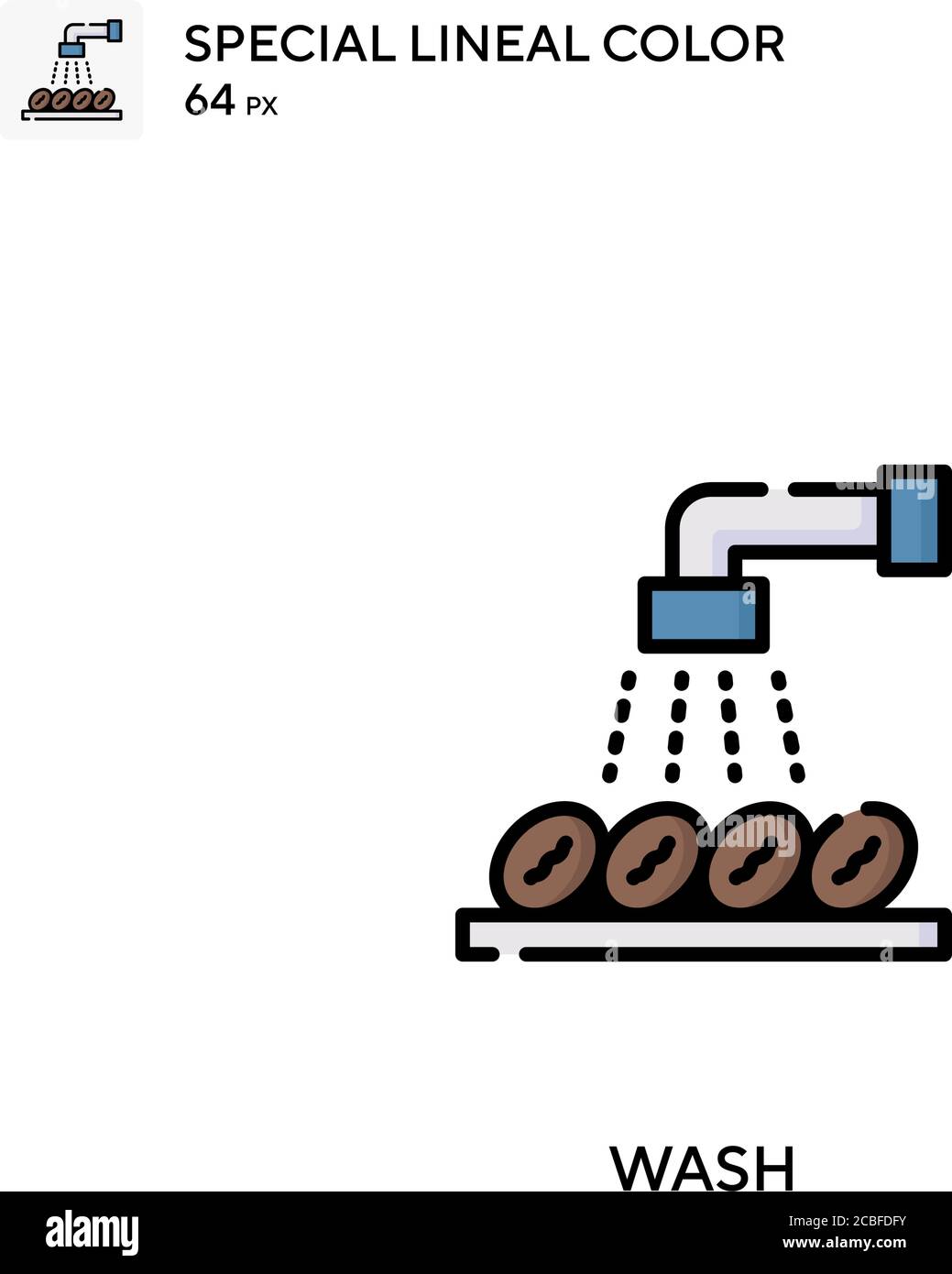 Wash Simple vector icon. Wash icons for your business project Stock ...