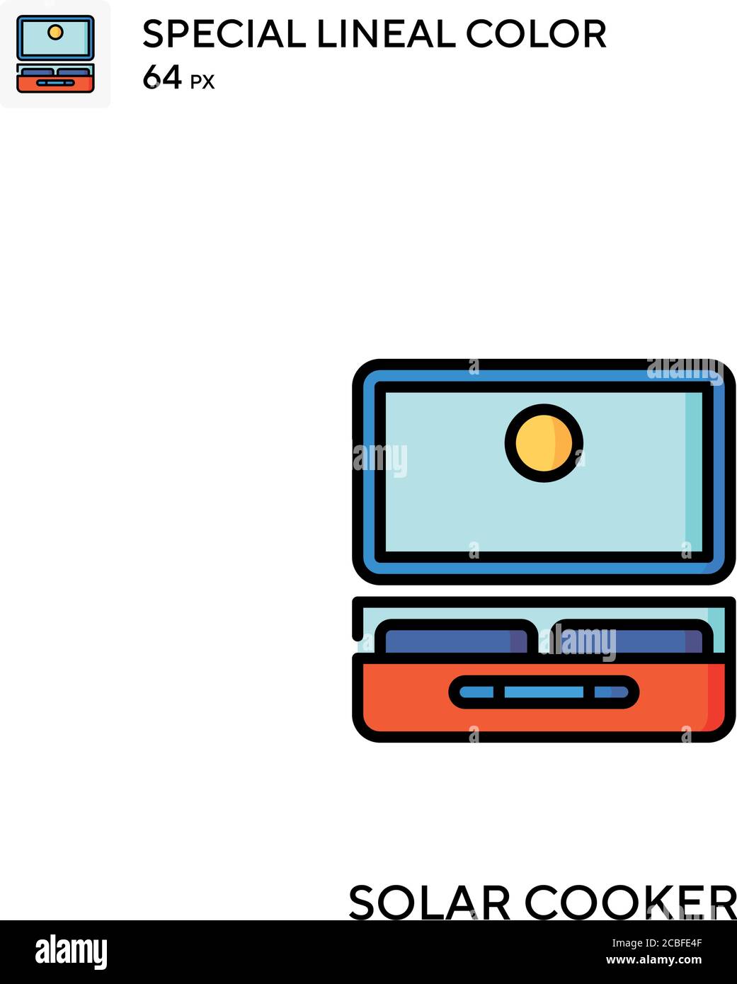 Solar cooker Simple vector icon. Solar cooker icons for your business ...