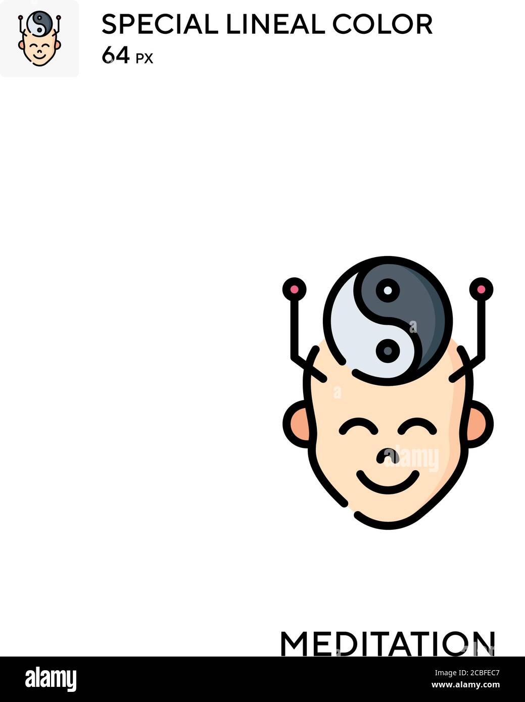 Meditation Simple vector icon. Meditation icons for your business ...