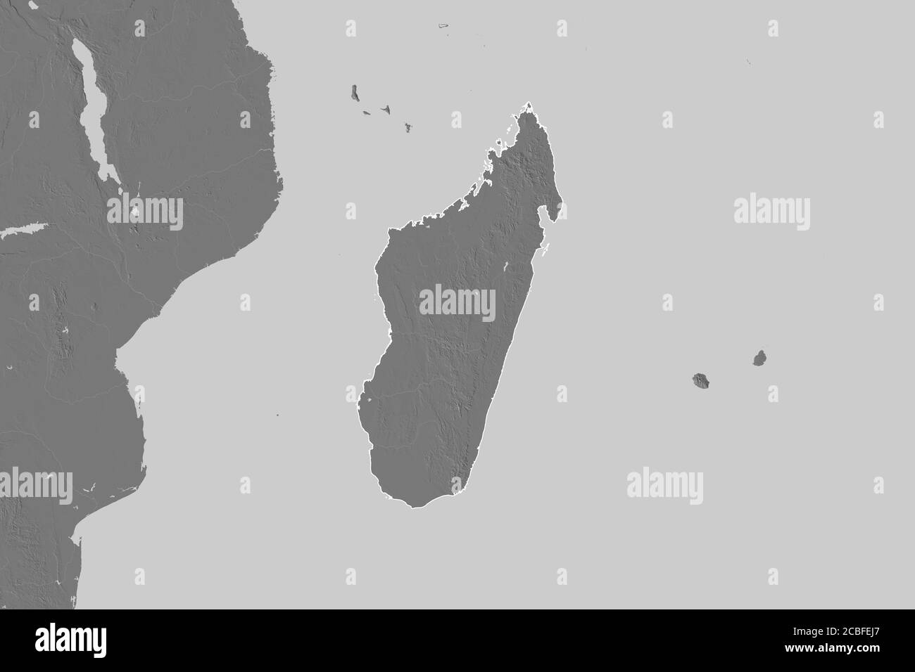 Madagascar 3d map Black and White Stock Photos & Images - Alamy
