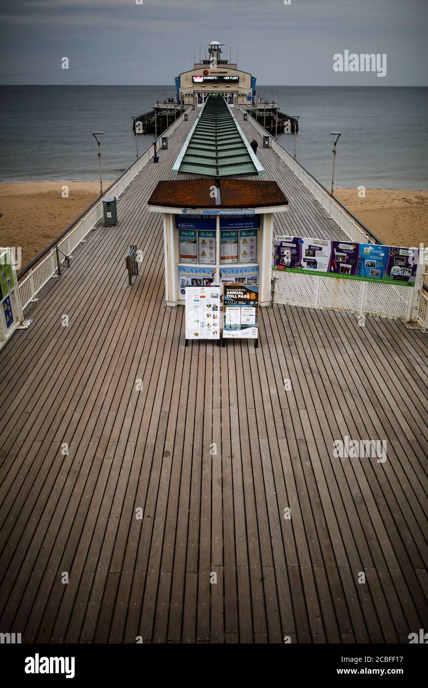 Aerial View Of Bournemouth Pier Stock Photo - Alamy