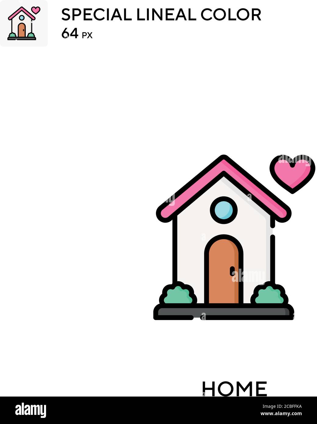 Home Simple vector icon. Home icons for your business project Stock ...